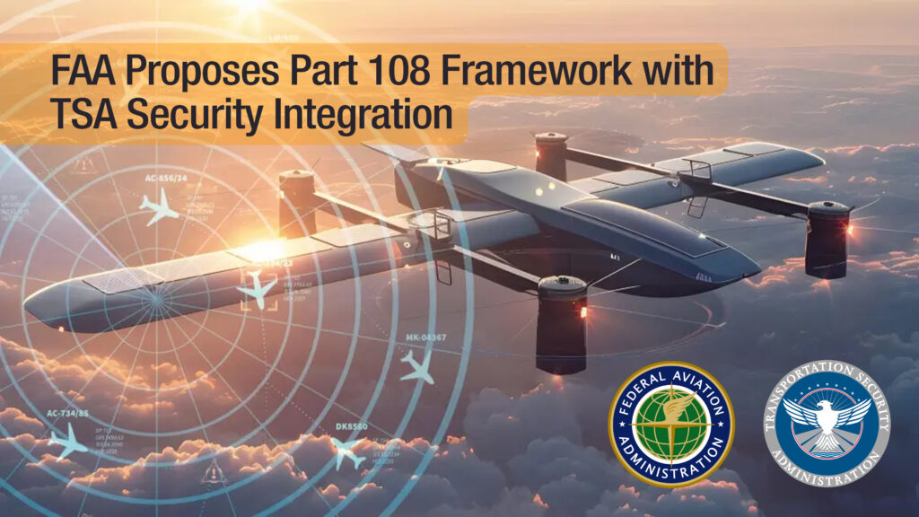 FAA Proposes Part 108 Framework With TSA Security Integration ( Cloned )